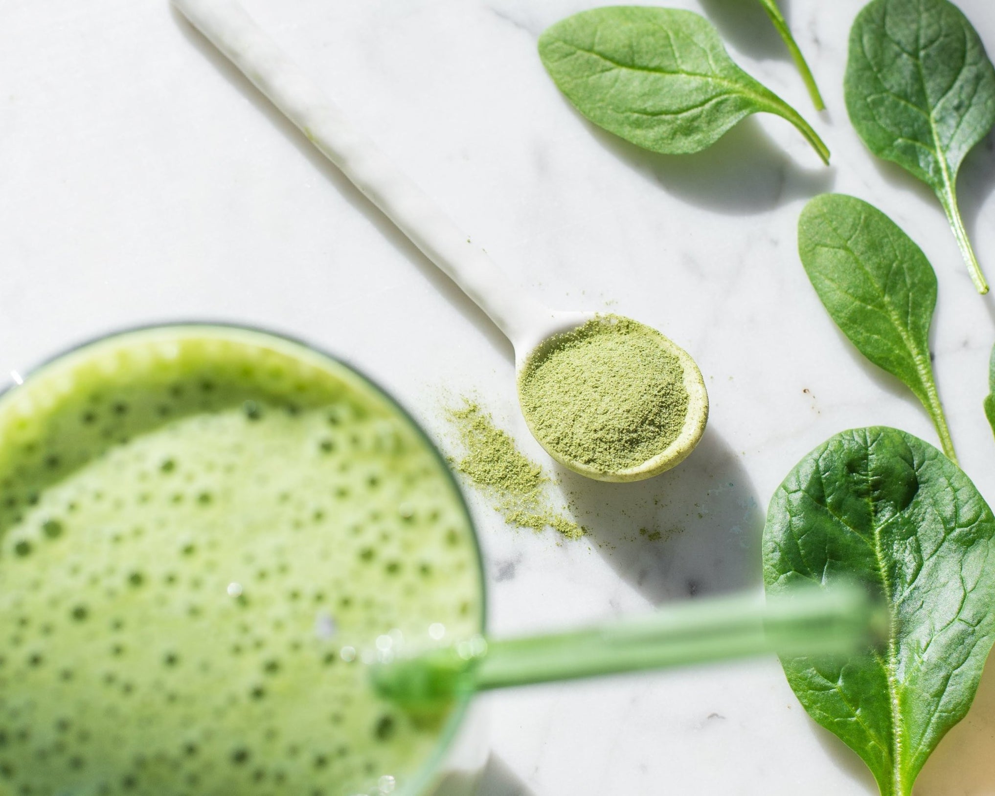 Healthy 'Shamrock Shake' Smoothie