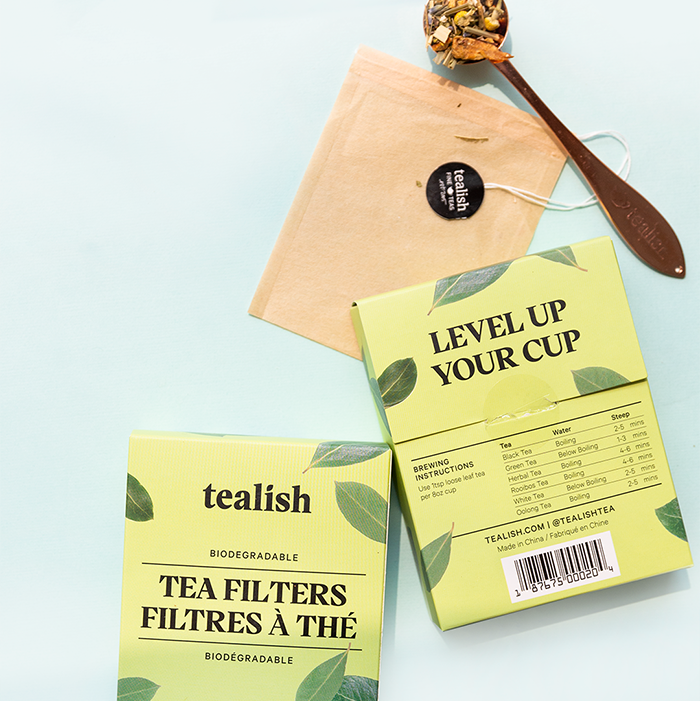 Biodegradable Paper Drawstring Tea Filters | Tealish Fine Teas | Infusers