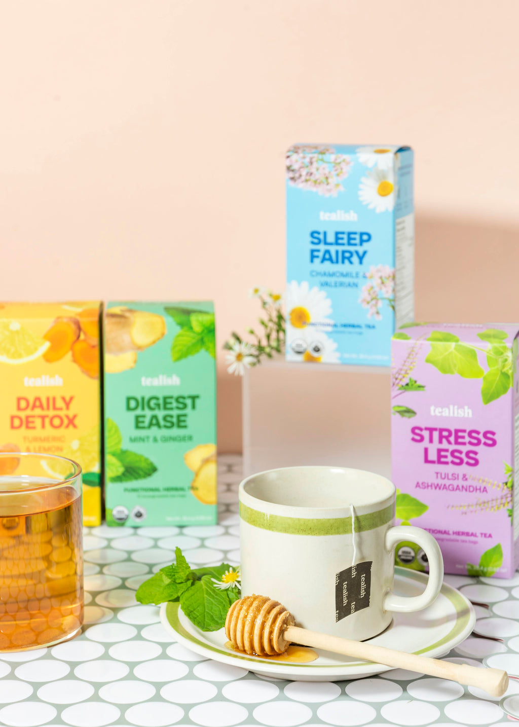 Tealish Functional Tea Collection - Organic Wellness Tea Bags