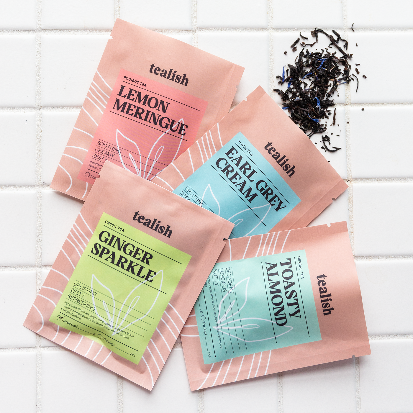 Tealish l Best Sellers Tea Sampler Box l Tea Variety Pack