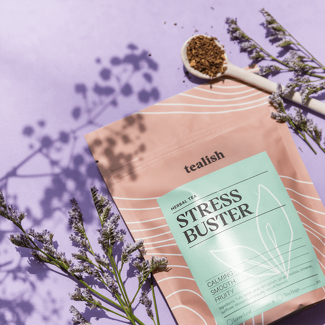 Stress Buster Herbal Tea | Tealish Fine Teas | Shop Premium Loose Leaf ...